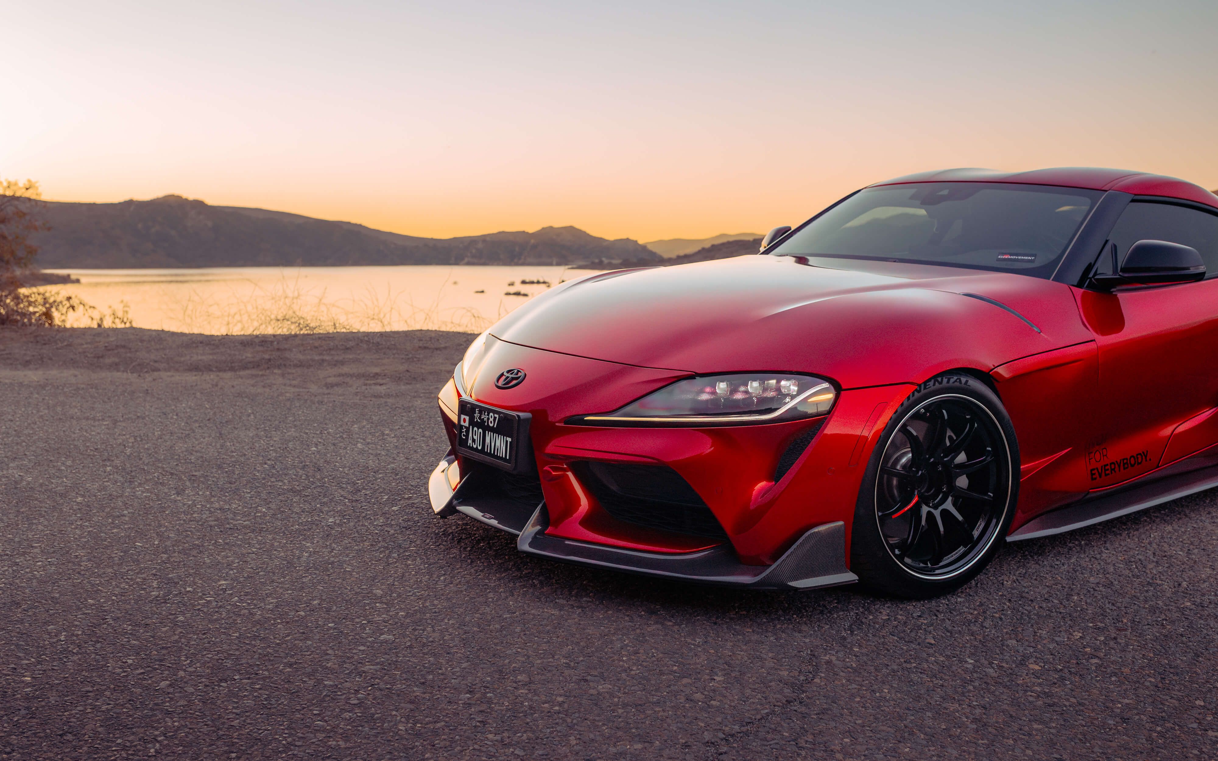 2020-2024 Toyota GR Supra A90/A91 V1 Carbon Fiber Front Lip by ADRO USA ...