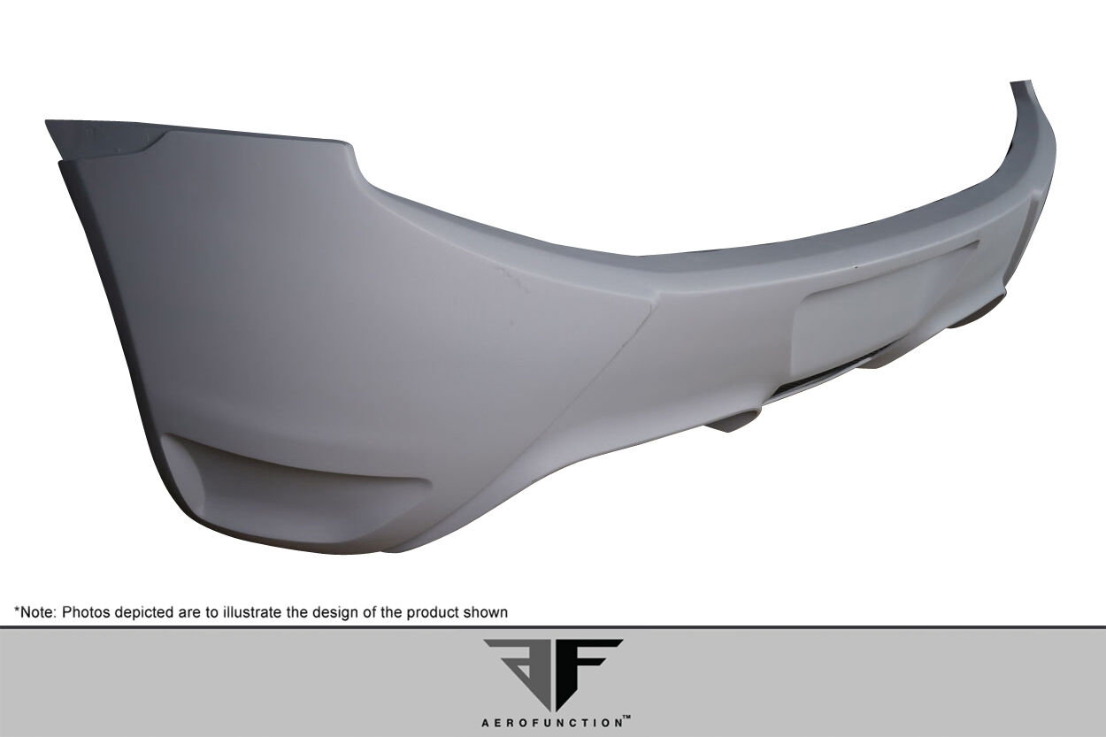 Aero Function AF-1 Style Fiberglass/FRP Rear Bumper for 2012-2014 ...