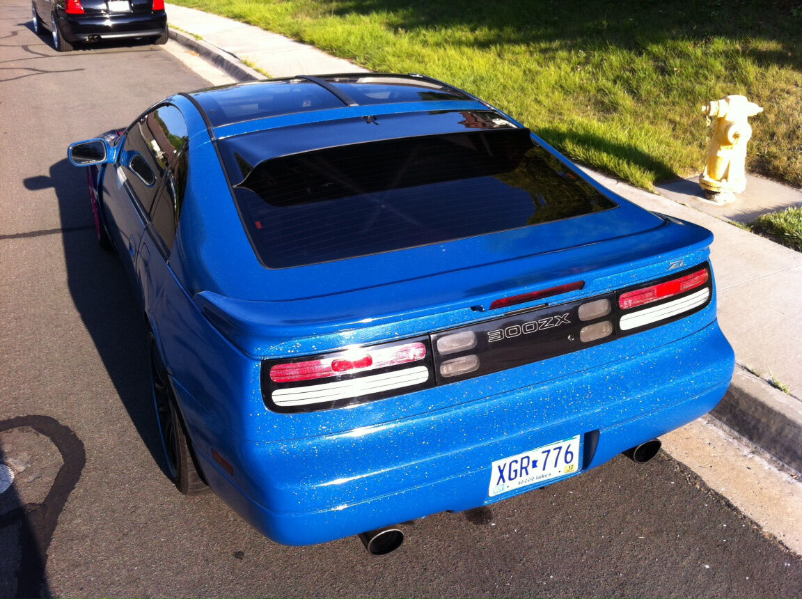 1990-1996 Nissan 300ZX 2-Seater Rear Roof Spoiler Wing - Smoke - GTS-51240