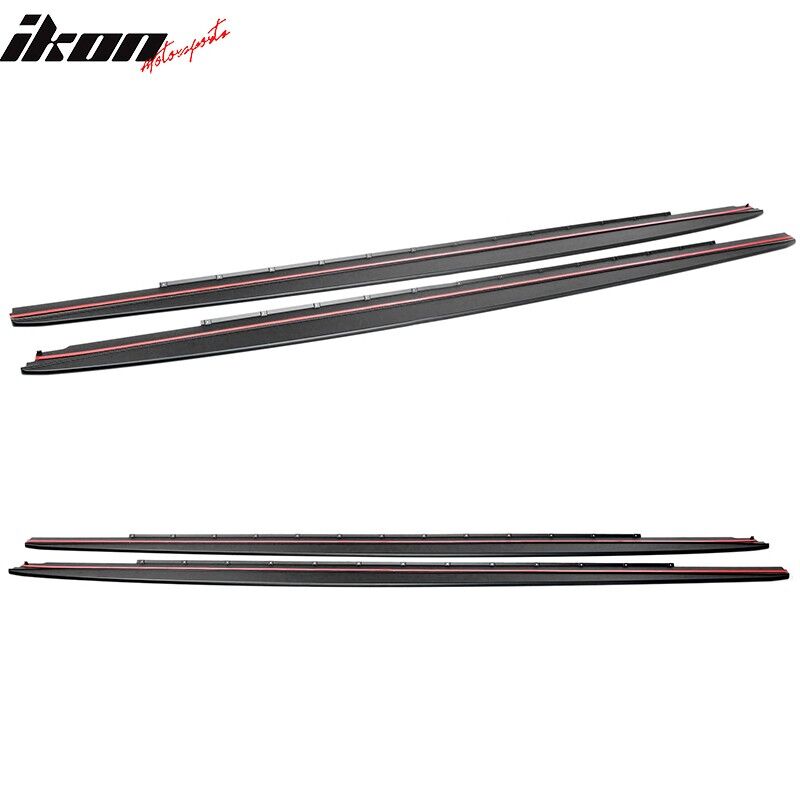 2017-2018 BMW 5-Series M-Sport G30 MP Style Side Skirt Extension Sills ...