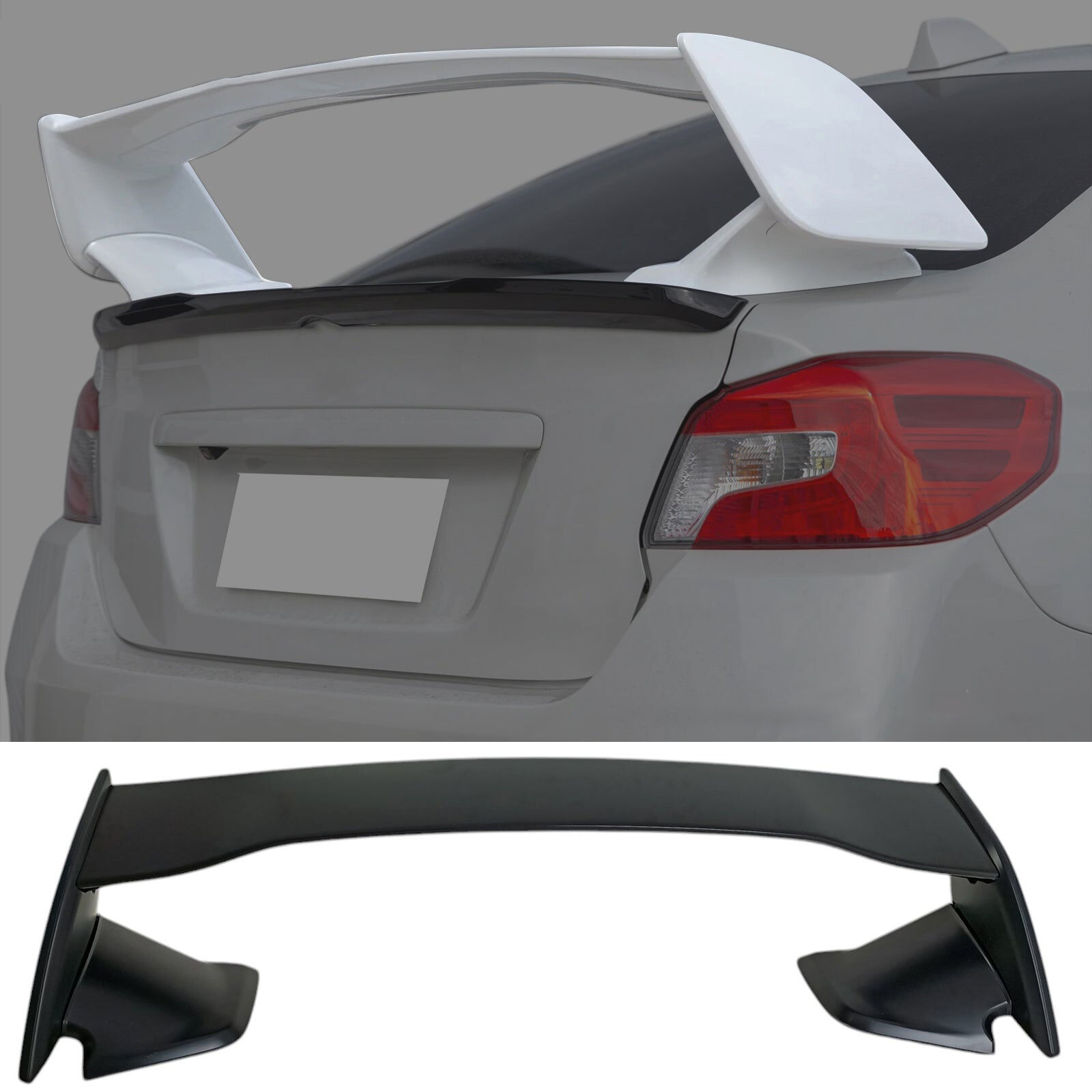 2015-2021 Subaru WRX/STI STI Style ABS Rear Trunk Spoiler Wing 5PCS - 9 ...