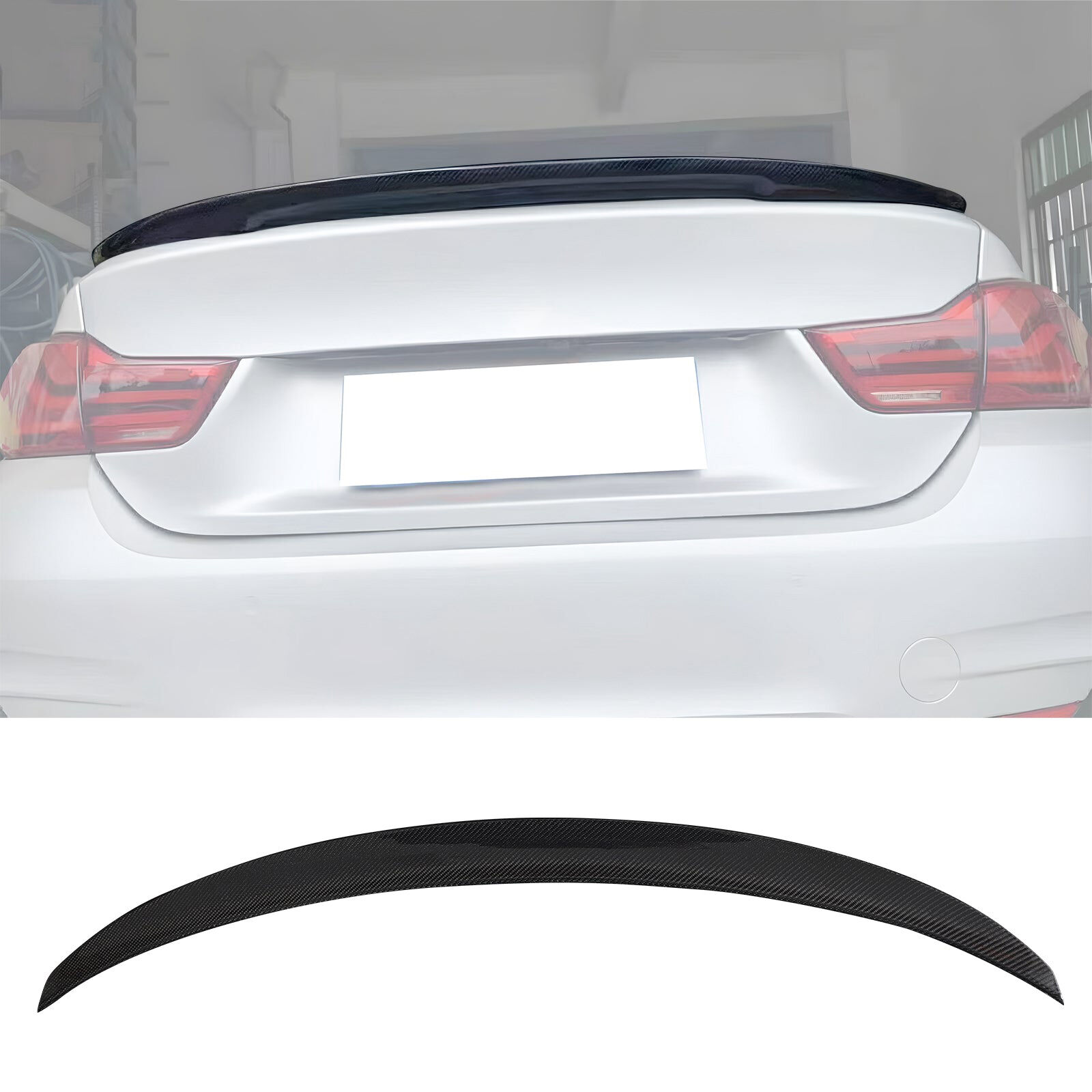 2015-2020 BMW 4-Series F36 Coupe V Style Carbon Fiber Rear Trunk ...
