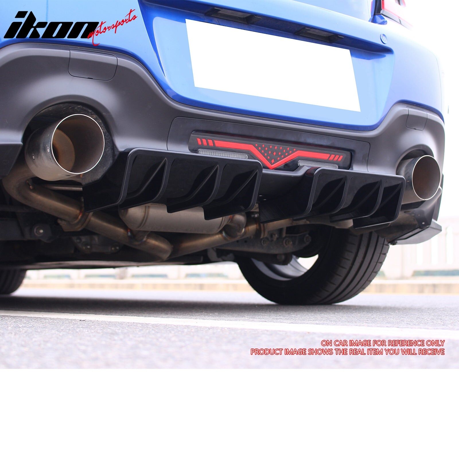2022-2025 Toyota GR86 JDM Style Matte Black Rear Bumper Diffuser - BLD ...