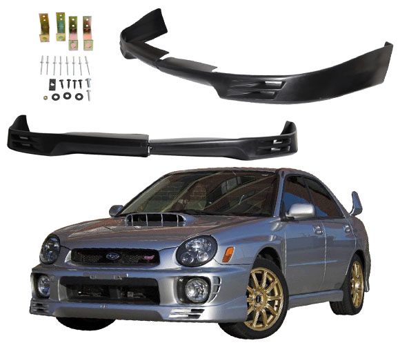 2002-2003 Subaru Impreza WRX Front Lip V2 Style Poly-Urethane - BLF ...