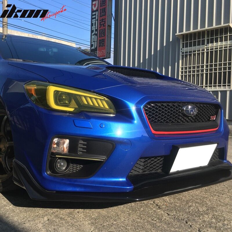 2015-2017 Subaru WRX STI S208 Style Front Bumper Lip Spoiler ...