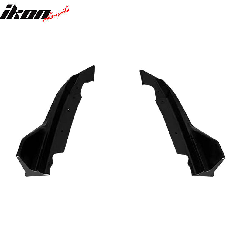 2022-2026 Honda Civic FE-C Style Rear Bumper Lip Aprons - BLR-HC224FEC-MBK