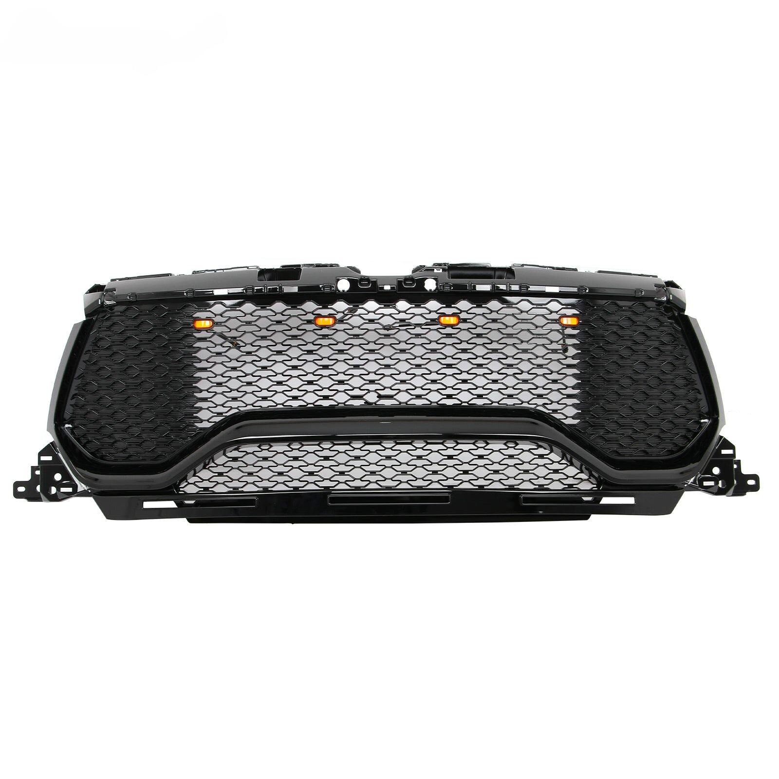 2019-2024 Ram 1500 TRX Style ABS Gloss Black Front Grille - HG-DR19TRX-GBK