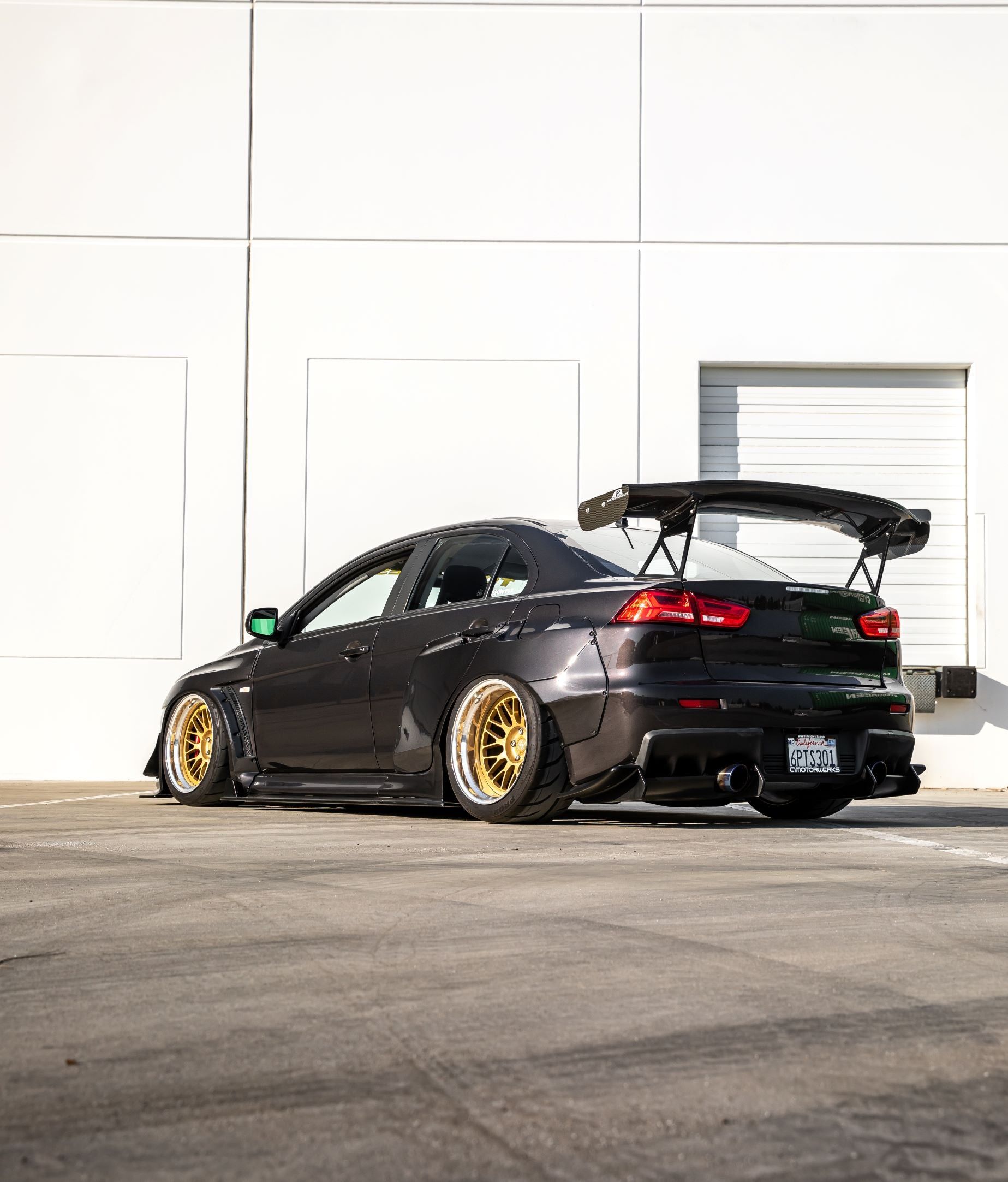 2008-2015 Mitsubishi Lancer EVO X Rear Diffuser - SFXLA-EVOX-DIFF-FRP