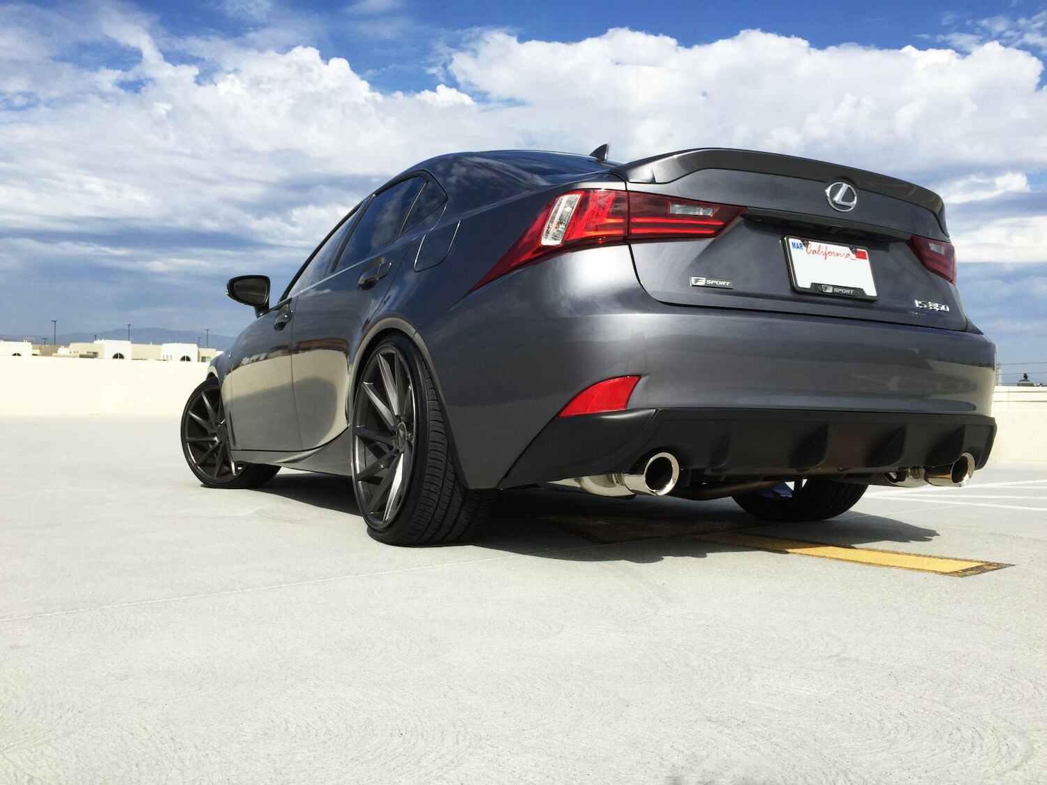 2014-2016 Lexus IS350 Stillen Rear Diffuser - KB31002MB