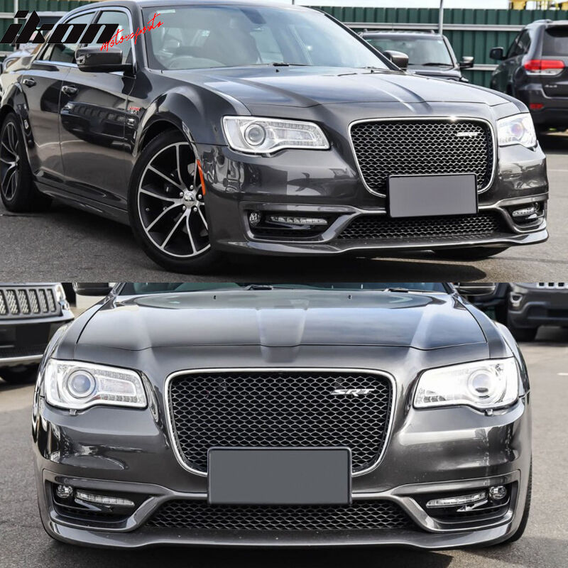 2015-2023 Chrysler 300 SRT Style Front Bumper Cover Grille Spoiler ...