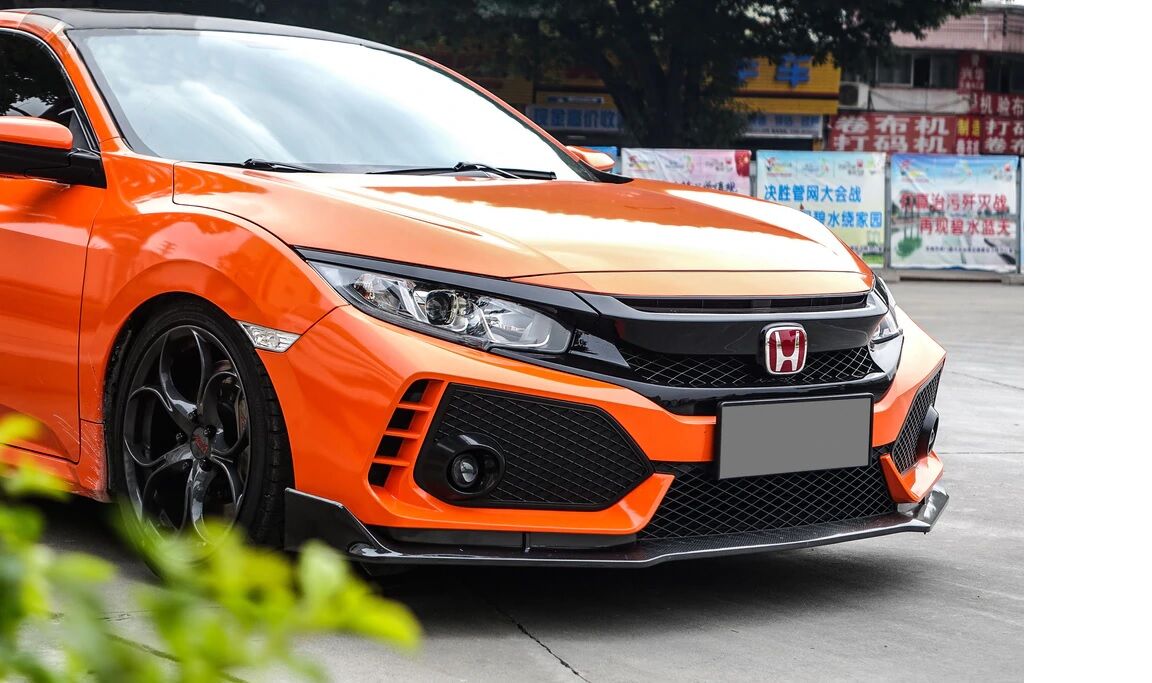 2016-2021 Honda Civic Coupe/HB/Sedan Type-R Style Front Bumper ...