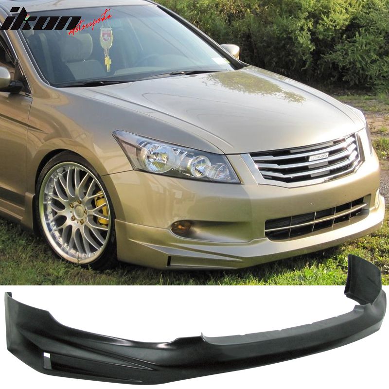 2008-2010 Honda Accord 4DR Front Bumper Lip J-Style Poly-Urethane - BLF ...