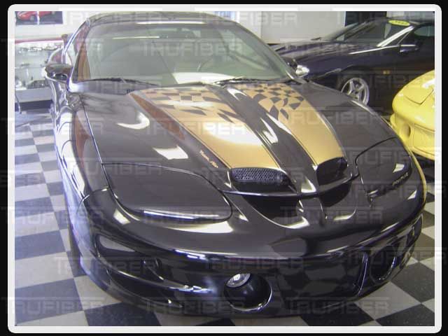 1998-2002 Pontiac Firebird/Trans AM WS6 Fiberglass Ram Air Hood ...