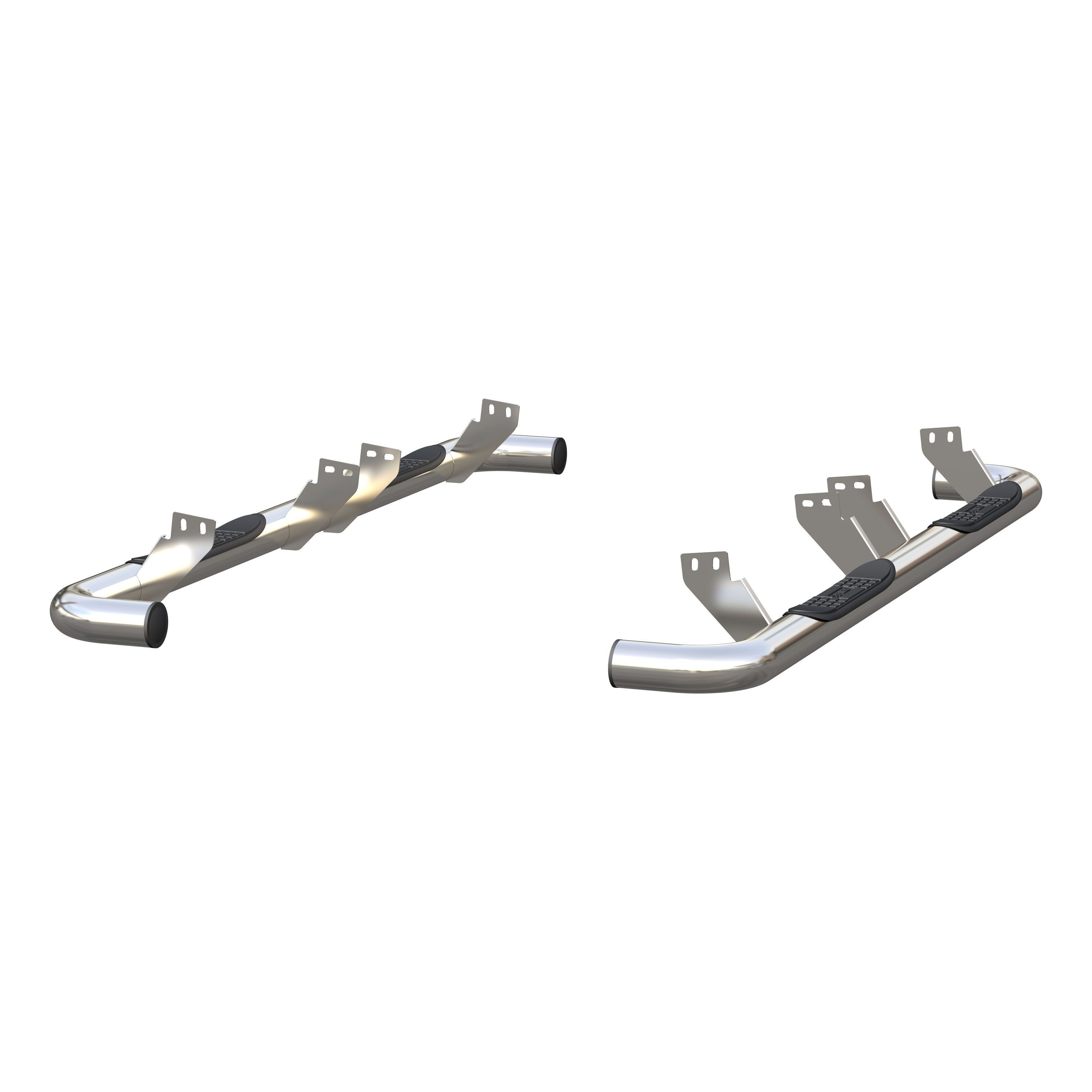 2003-2010 Hummer H2 Aries Stainless 3" Round Side Bars REQUIRED FACTORY ...