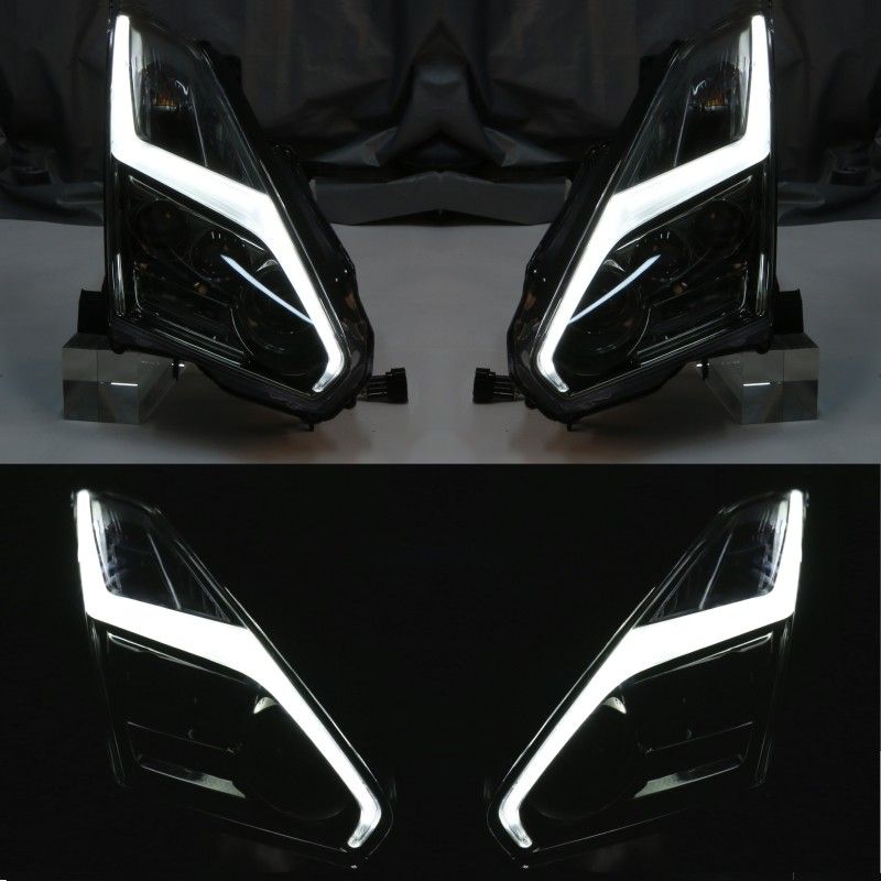 2009-2018 Nissan GTR R35 USDM & LHD Full LED Headlights Pair LH RH - LH ...
