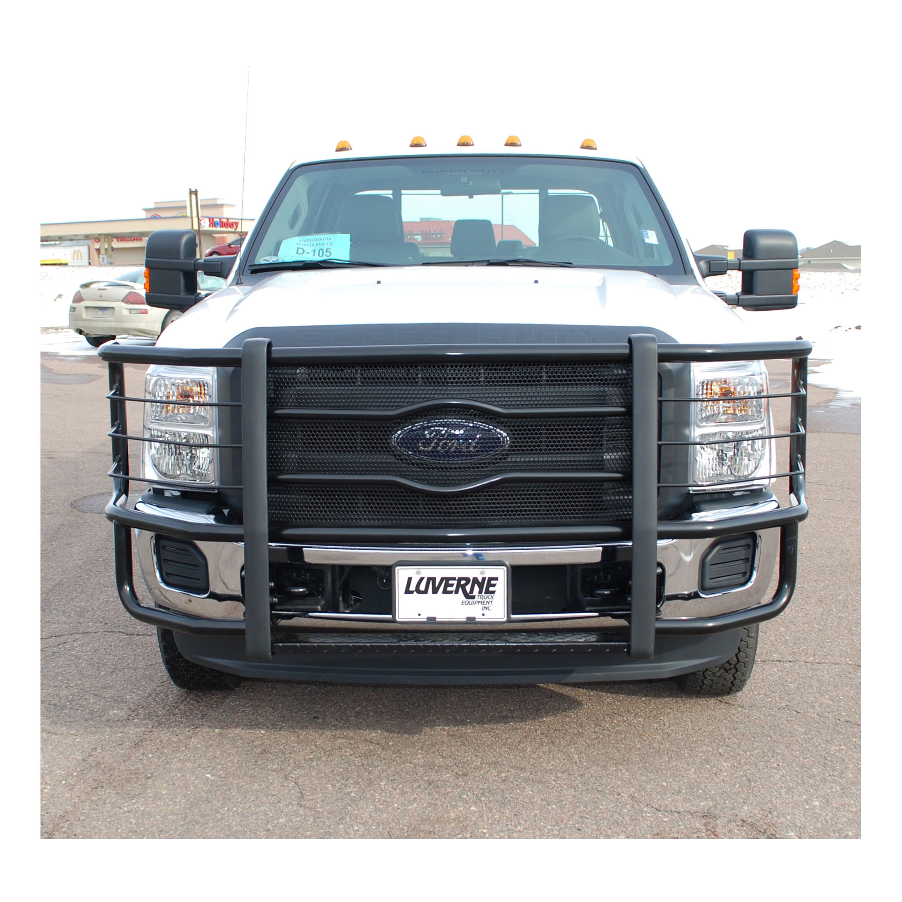 2011-2016 Ford F-250 Super Duty Prowler Max Grille Guard Black Smooth ...