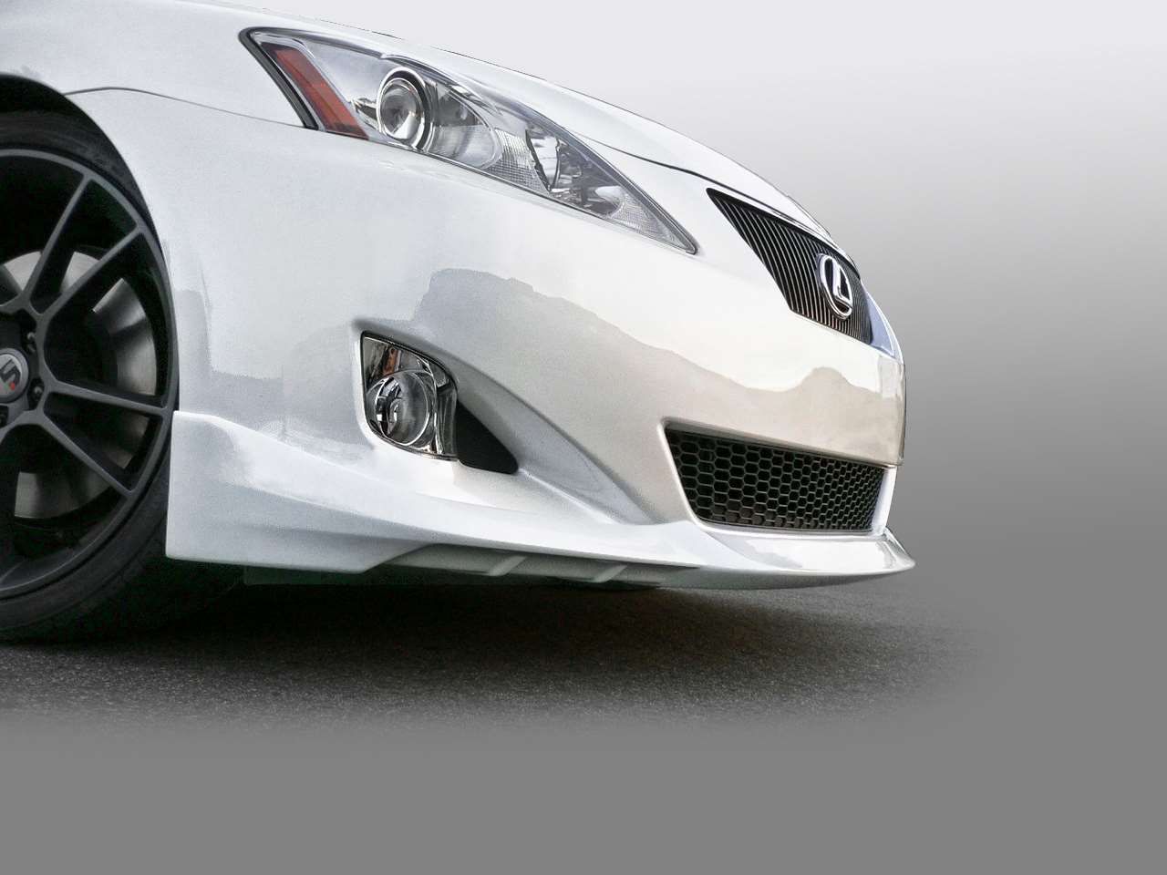 2006-2008 Lexus IS250 3DC Poly-Urethane Front Bumper Lip Spoiler - 691601
