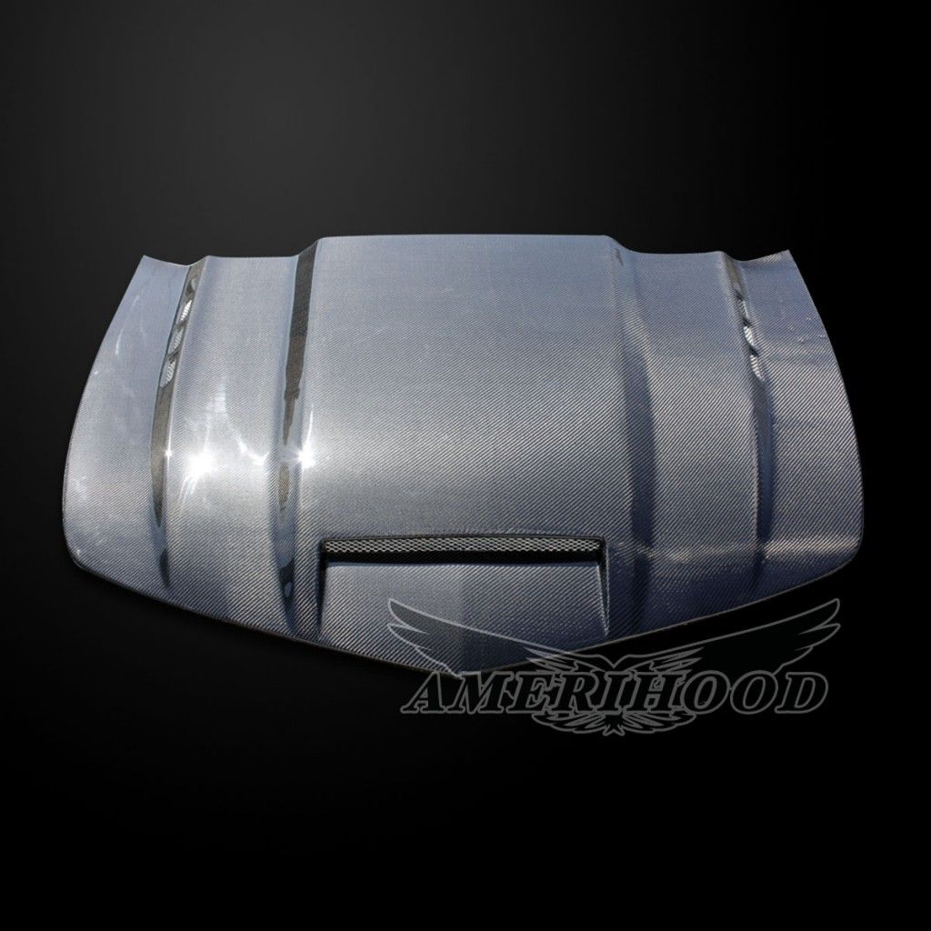 2014-2015 Chevy Camaro SS Amerihood SMS Dual-Functional Ram Air Carbon ...