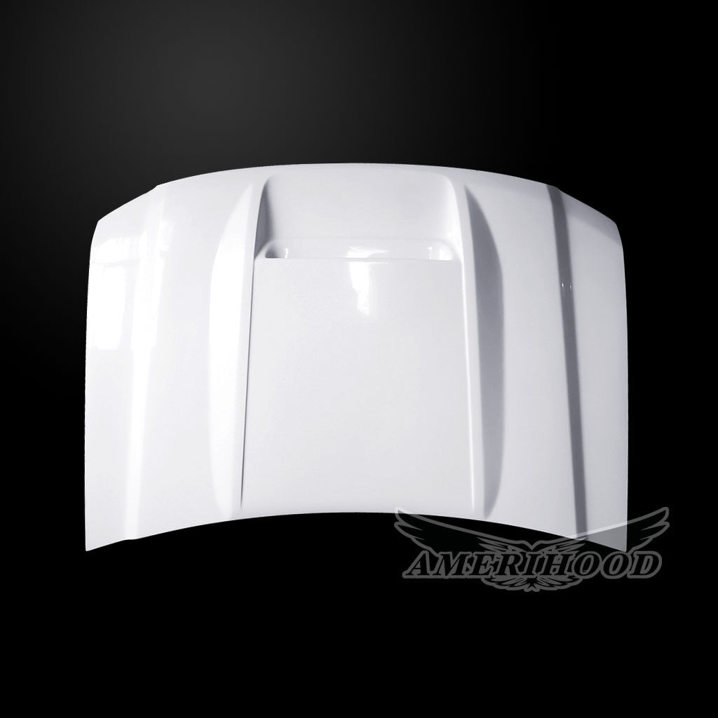 2014-2018 GMC Sierra 1500 Type-RS Ram-Air Functional Fiberglass Hood ...