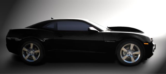 2010-2015 Chevy Camaro 5" Cowl Fiberglass Hood - B-12402