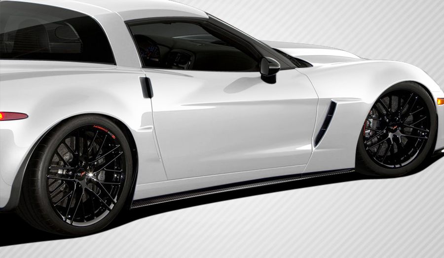 2005-2013 Chevy Corvette C6 ZO6 GS ZR1 Carbon Fiber GT500 Body Kit - 4 ...