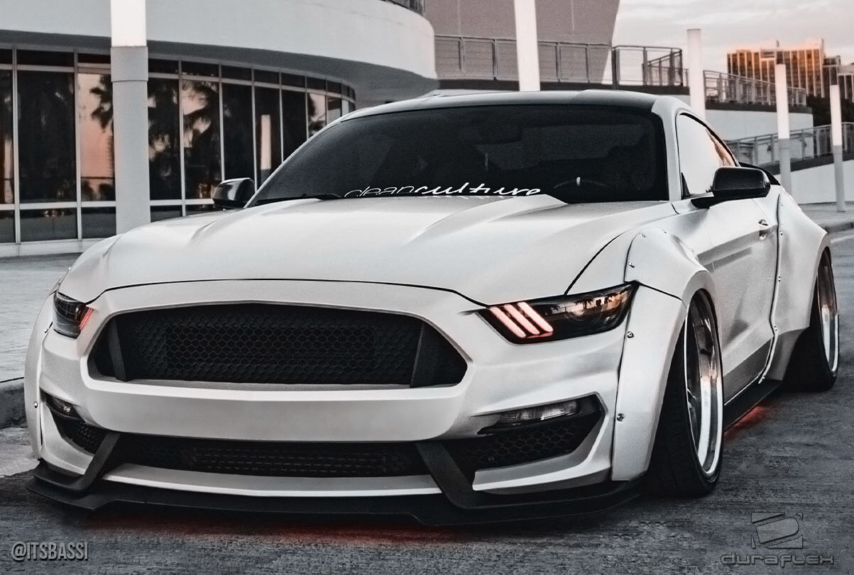 2015-2017 Ford Mustang Duraflex Grid Wide Body Kit - 8PC - 112589
