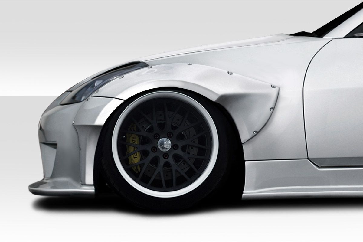 2003-2008 Nissan 350Z Z33 Duraflex SDS Front Fender Flares - 4 Piece ...