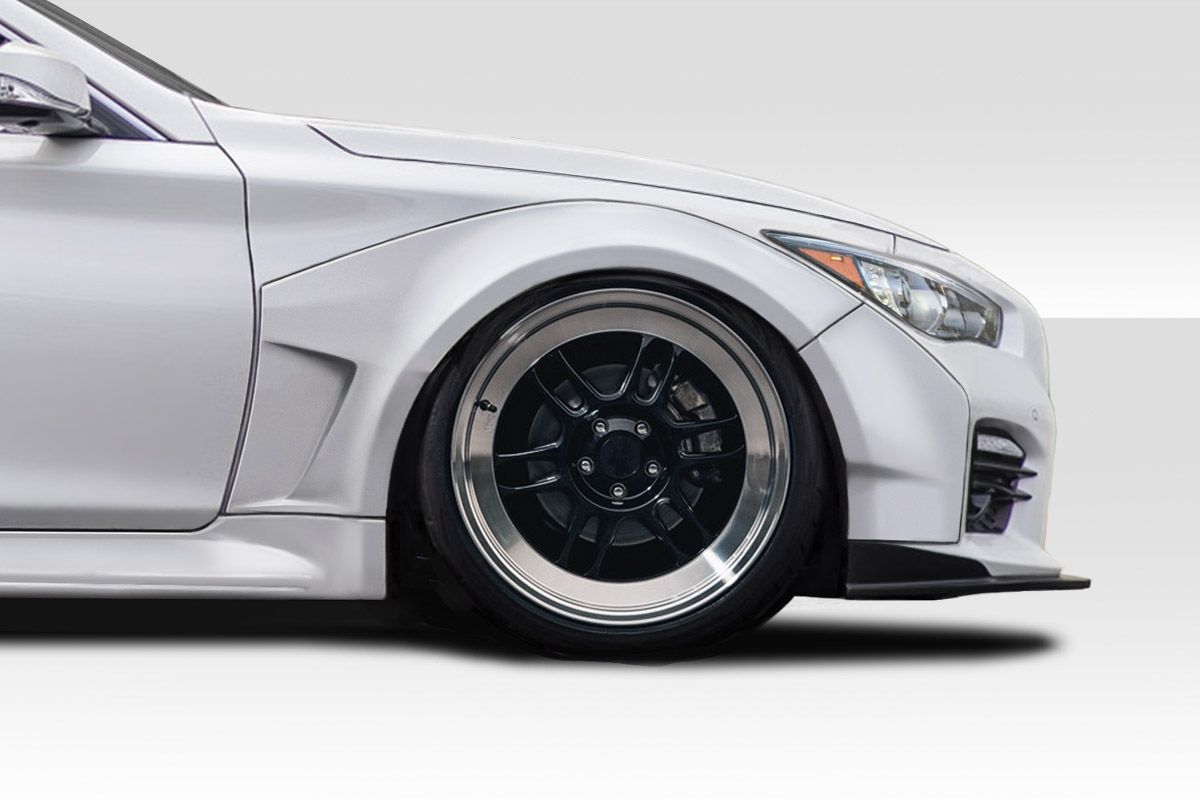 2014-2023 Infiniti Q50 Duraflex Redline Wide Body Front Fender Flares ...