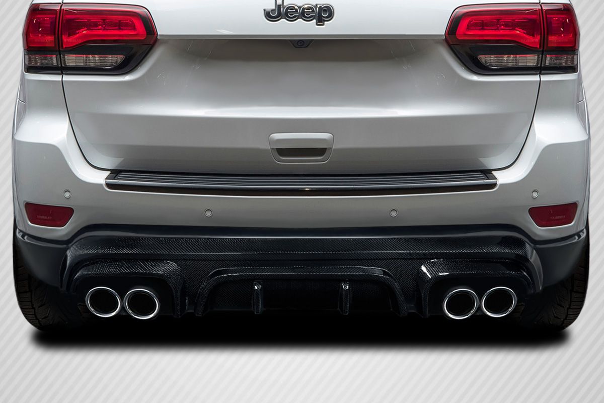 2011-2022 Jeep Grand Cherokee Carbon Fiber Gamma Rear Diffuser - 1 ...