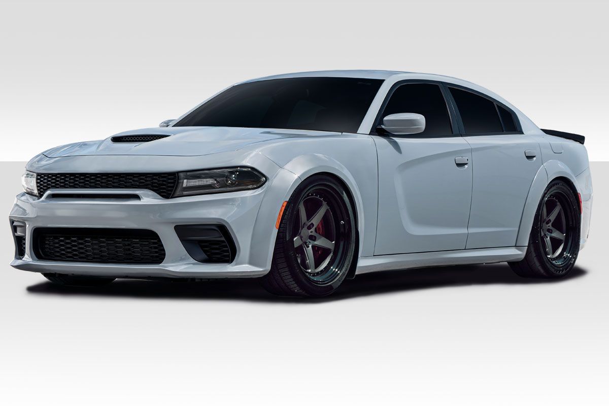2015-2023 Dodge Charger Duraflex Hellcat Widebody Look Fender Flares - 6 Piece - 117535