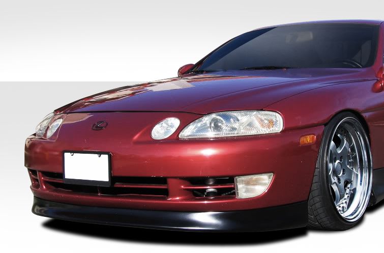 1992-1996 Lexus SC Series SC300 SC400 Duraflex V-Speed Front Lip Under ...
