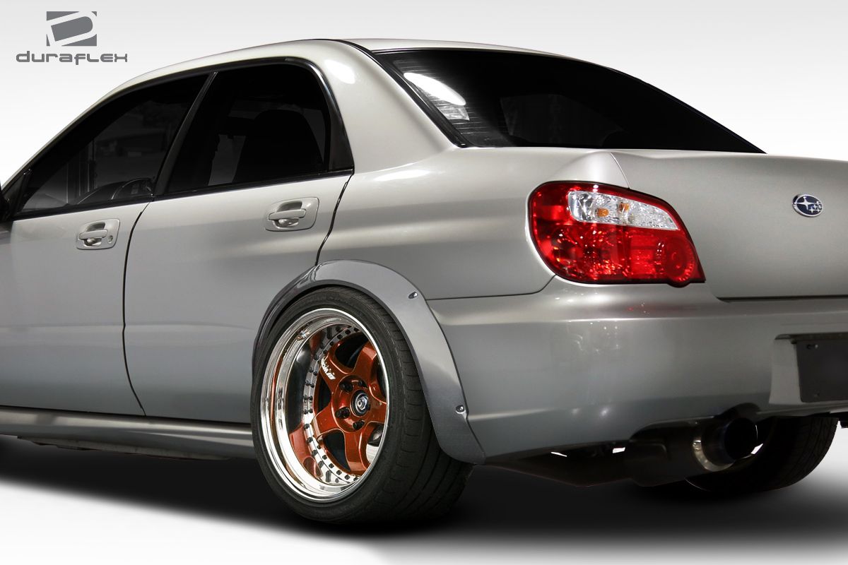 2004-2007 Subaru Impreza WRX STI Duraflex Rally Rear Fender Flares 4PC ...