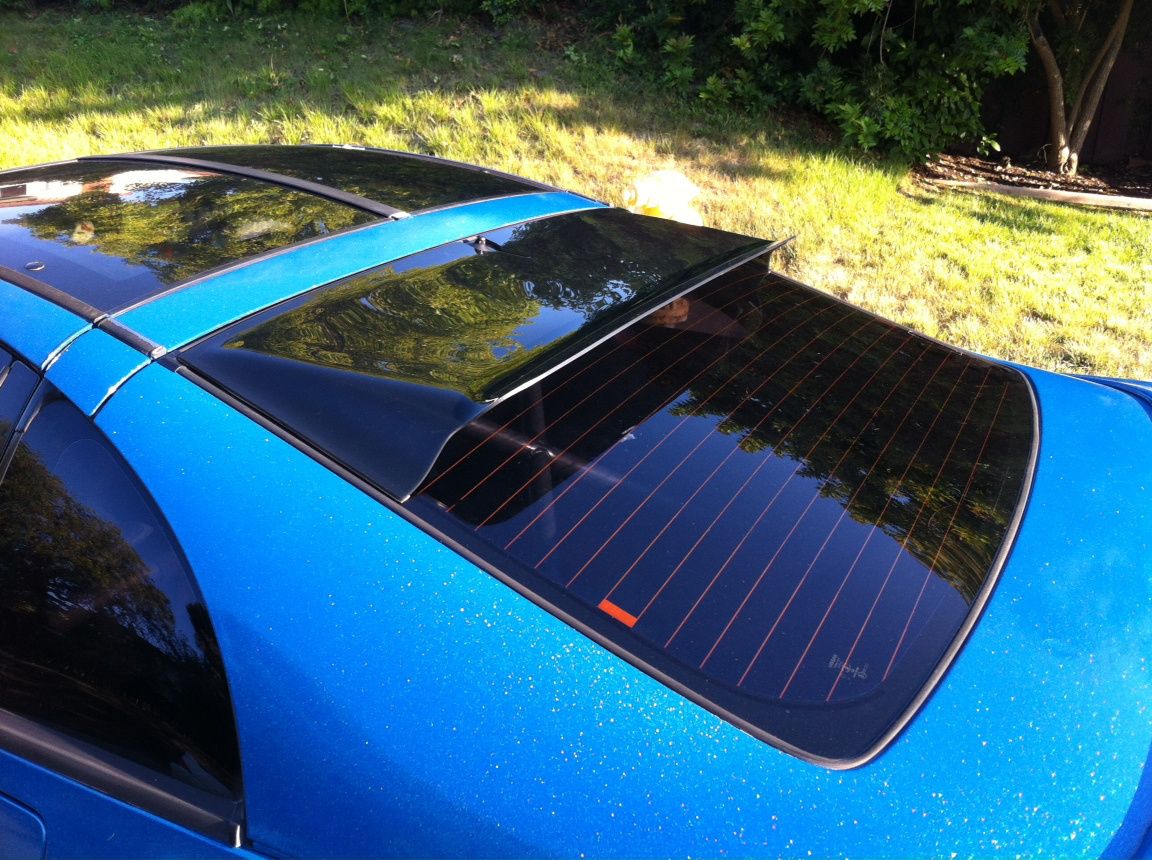 1990-1996 Nissan 300ZX 2-Seater Rear Roof Spoiler Wing - Smoke - GTS-51240