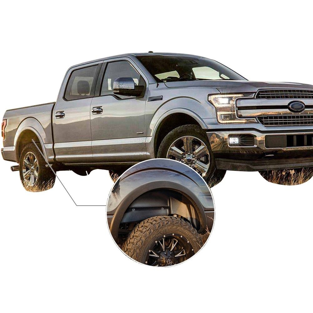 2015-2018 Ford F-150 Rear Wheel Well Guards Liners Unpainted ...