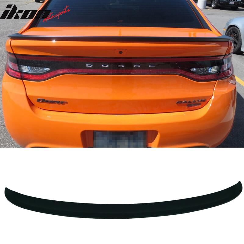 2013-2016 Dodge Dart ABS OE Style Trunk Spoiler/Wing Matte Black - AST ...