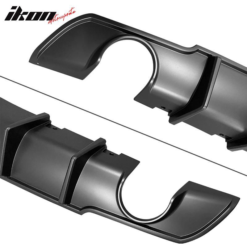 2015-2021 Chrysler 300 Polypropylene Shark Fin Rear Diffuser Bumper Lip ...