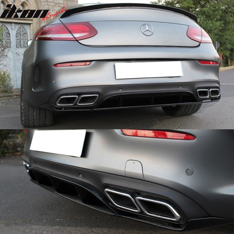 2015-2018 Mercedes C-Class C63 AMG W205 Coupe Edition-1 Style Rear ...
