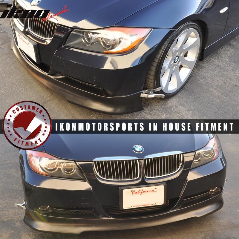 2005-2008 BMW 3-Series E90 Polyurethane C-Style Front Bumper Lip ...