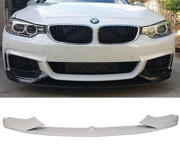 2014-2016 BMW 4-Series F32/F33 Performance Front Lip Painted Alpine ...
