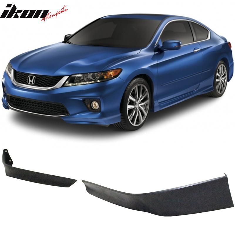 2013-2015 Honda Accord 2DR Coupe HFP Style Front Bumper Lip 2PC - BLF ...