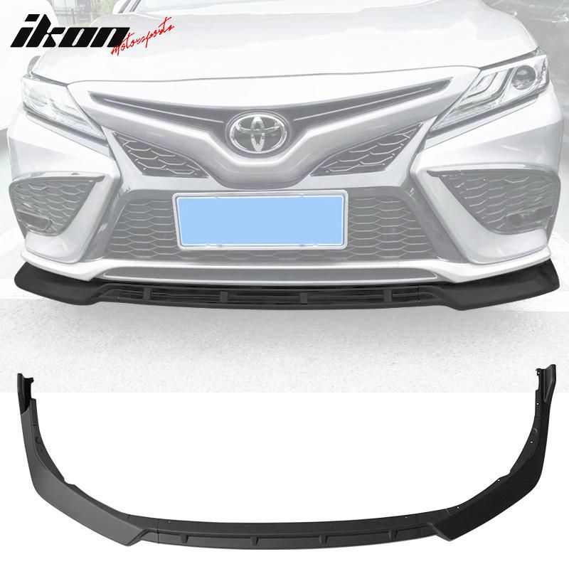 2021-2022 Toyota Camry SE Polypropylene Front Bumper Lip 3PC Matte ...