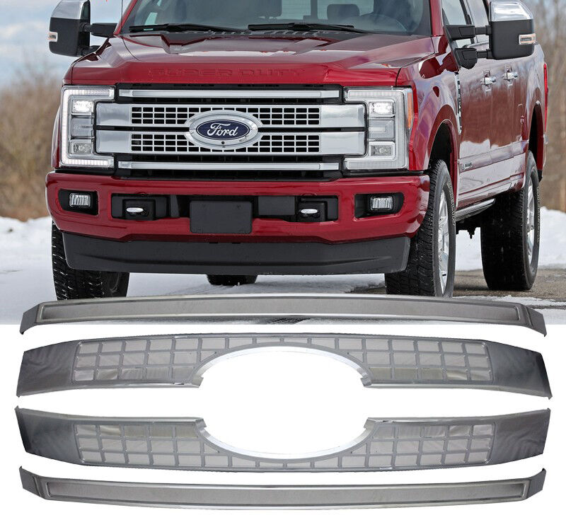 2017-2018 Ford F-250/F-350/F-450/F-550 Super Duty Platinum Style Grille ...