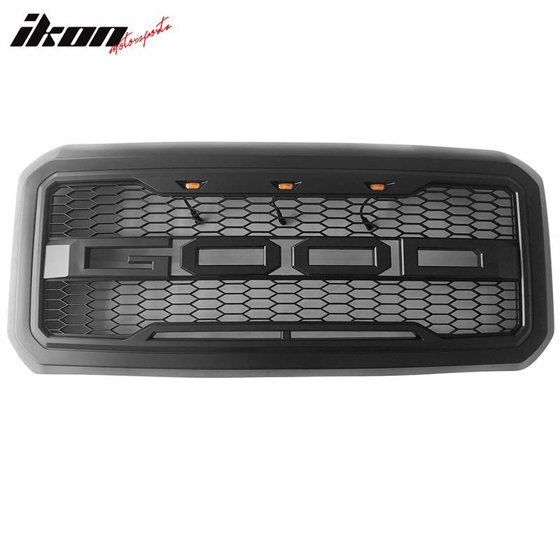2011-2016 Ford F-250/F-350 Super Duty Raptor-Style Front Grille w/LED ...