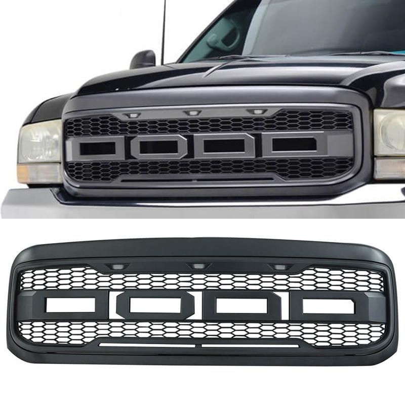 1999-2004 Ford F-250/F-350 Super Duty Raptor-Style Front Grille w/LED ...