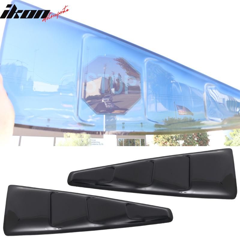 2005-2014 Ford Mustang Side Window Louvers 2PC Translucent - WDL-FM05-V