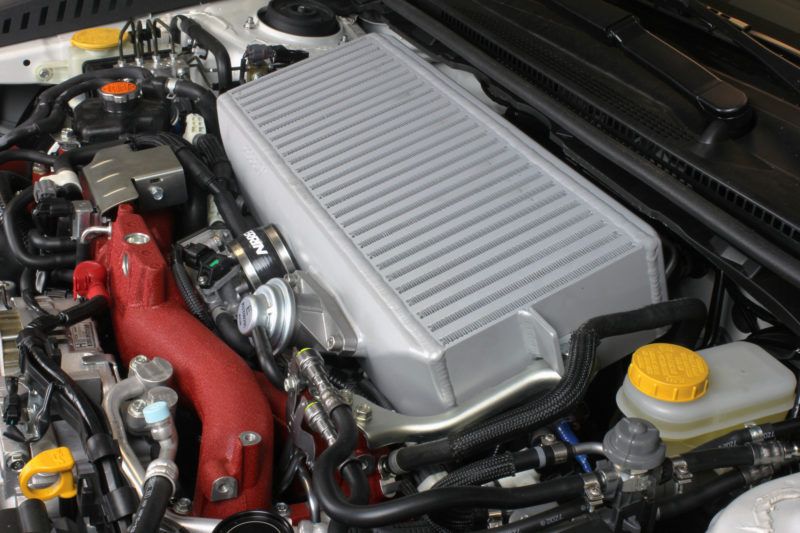 2008-2014 Subaru Impreza WRX STI Silver Top Mount Intercooler by Perrin ...