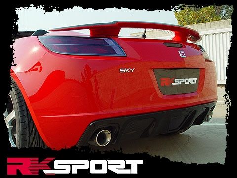 2007-2009 Saturn Sky RKS Fiberglass Trunk Wing Spoiler - 32012010
