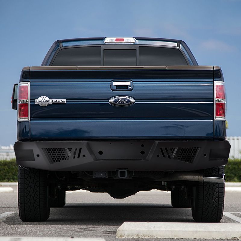 2006-2014 Ford F-150 Rear Bumper - BBR-F15006BK-A-WB