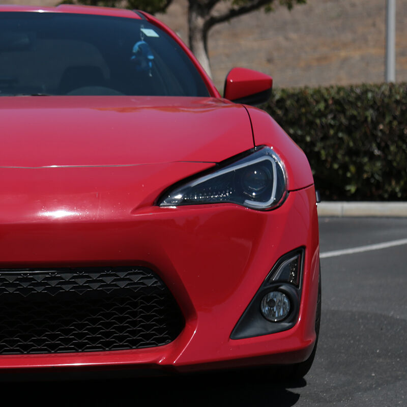2013-2016 Scion FR-S Gloss Black LED-Bar Headlights - LHP-FRS12BK-TM