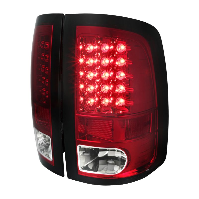 2009-2016 Dodge Ram LED Tail Lights Red - SDT-LT-RAM09RLED-TM